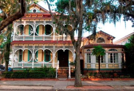 The Gingerbread House in Savannah, Georgia